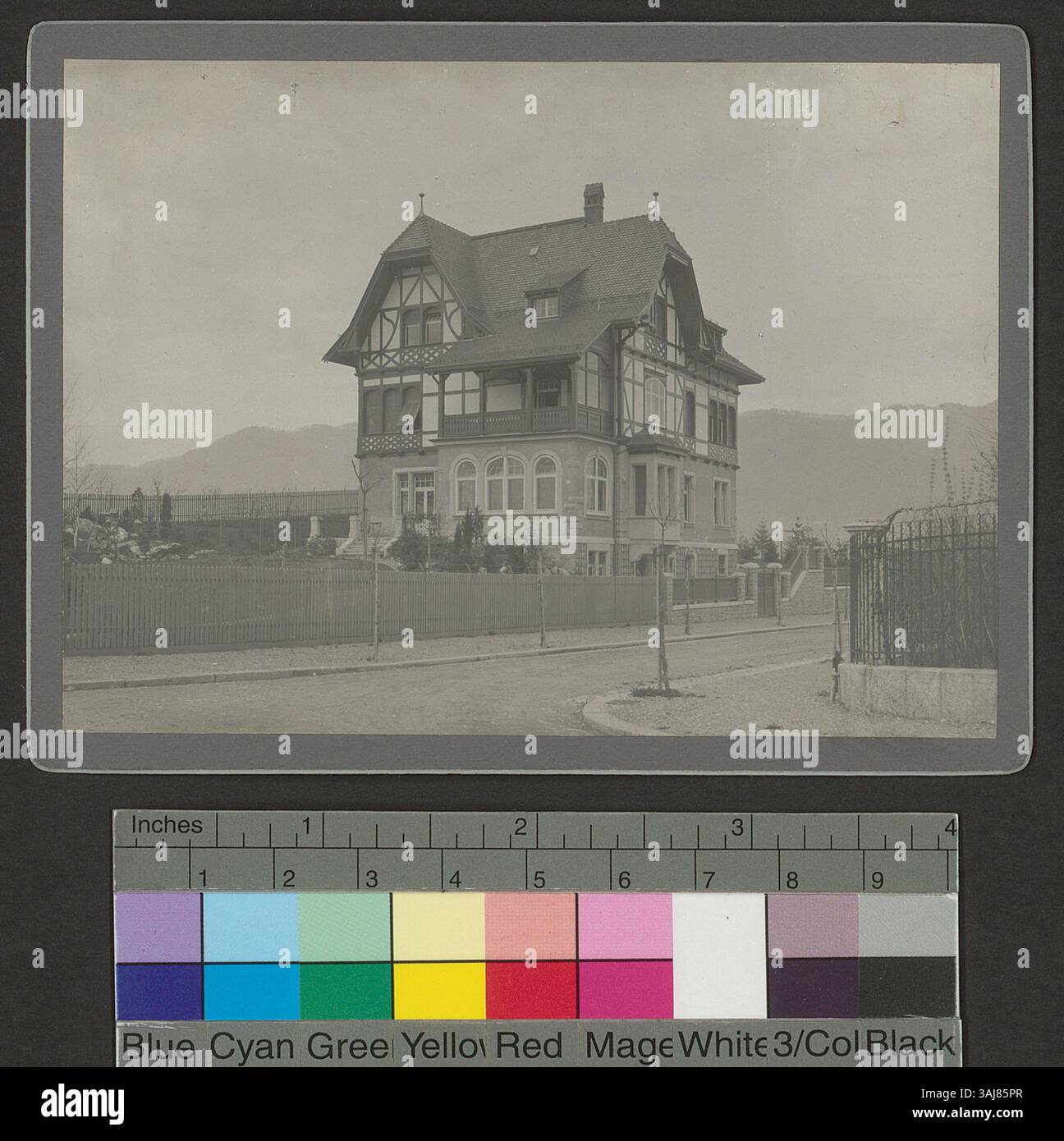 This 1907 photograph by Robert Breitinger shows Villa Abegg, located at ...