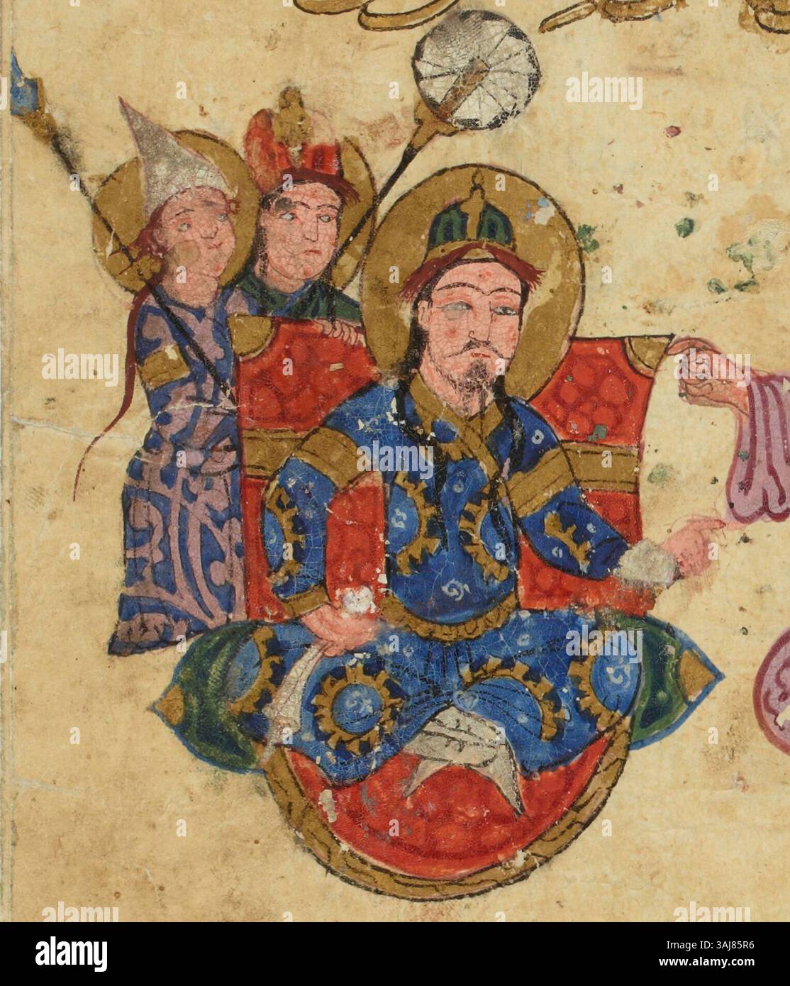 This 13th-century manuscript from the Maqamat Arabe series depicts the ...