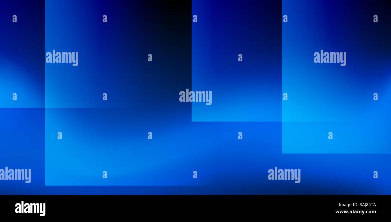 A modern abstract vector background with overlapping blue rectangles ...