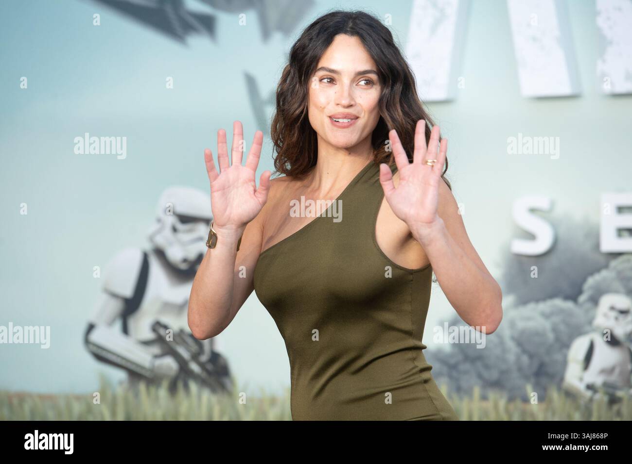 London, UK. 10 Apr, 2025. Pictured: Adria Arjona attends The UK Sneak ...