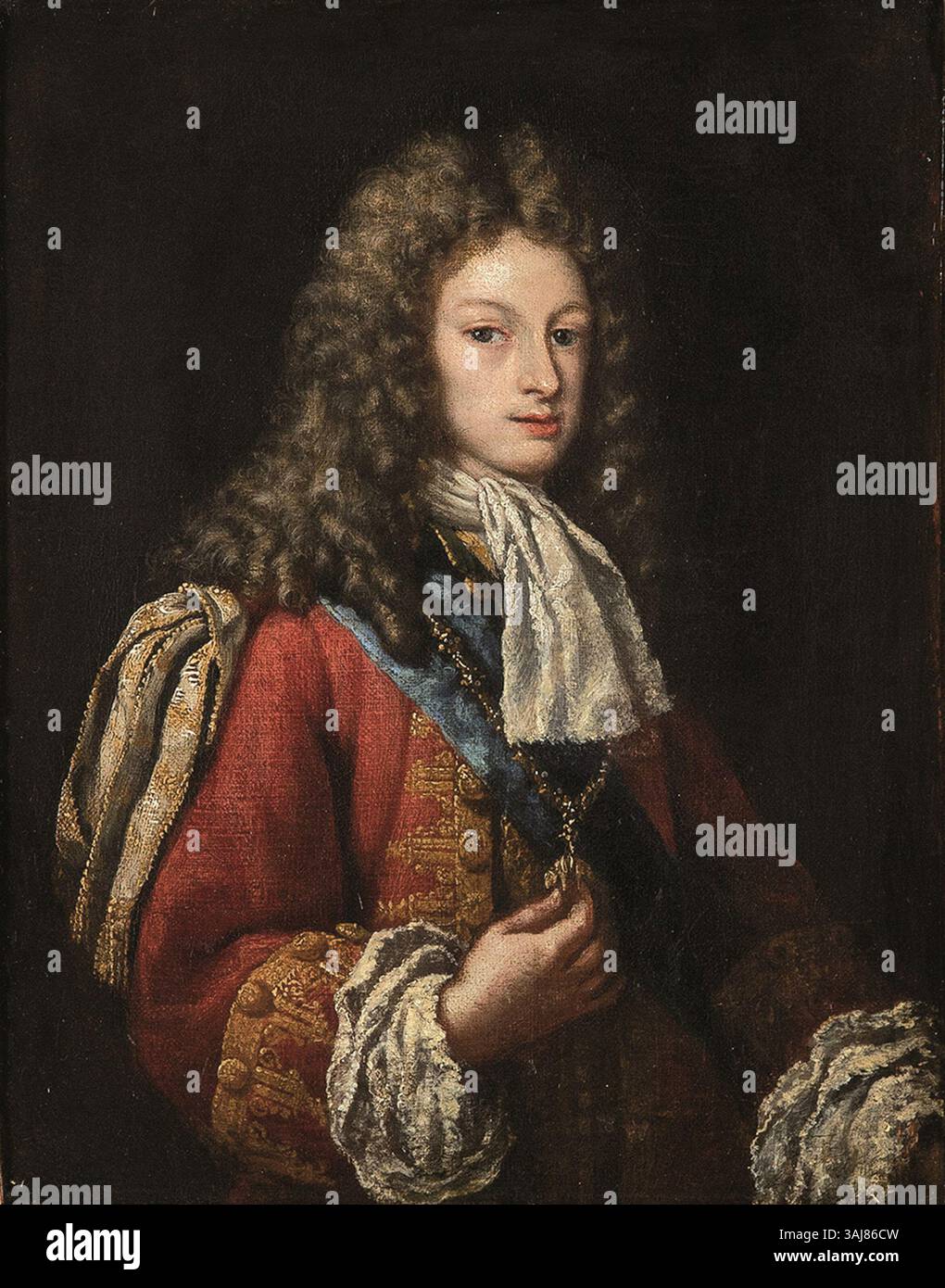 This portrait of Philip V of Spain, attributed to Miguel Jacinto ...