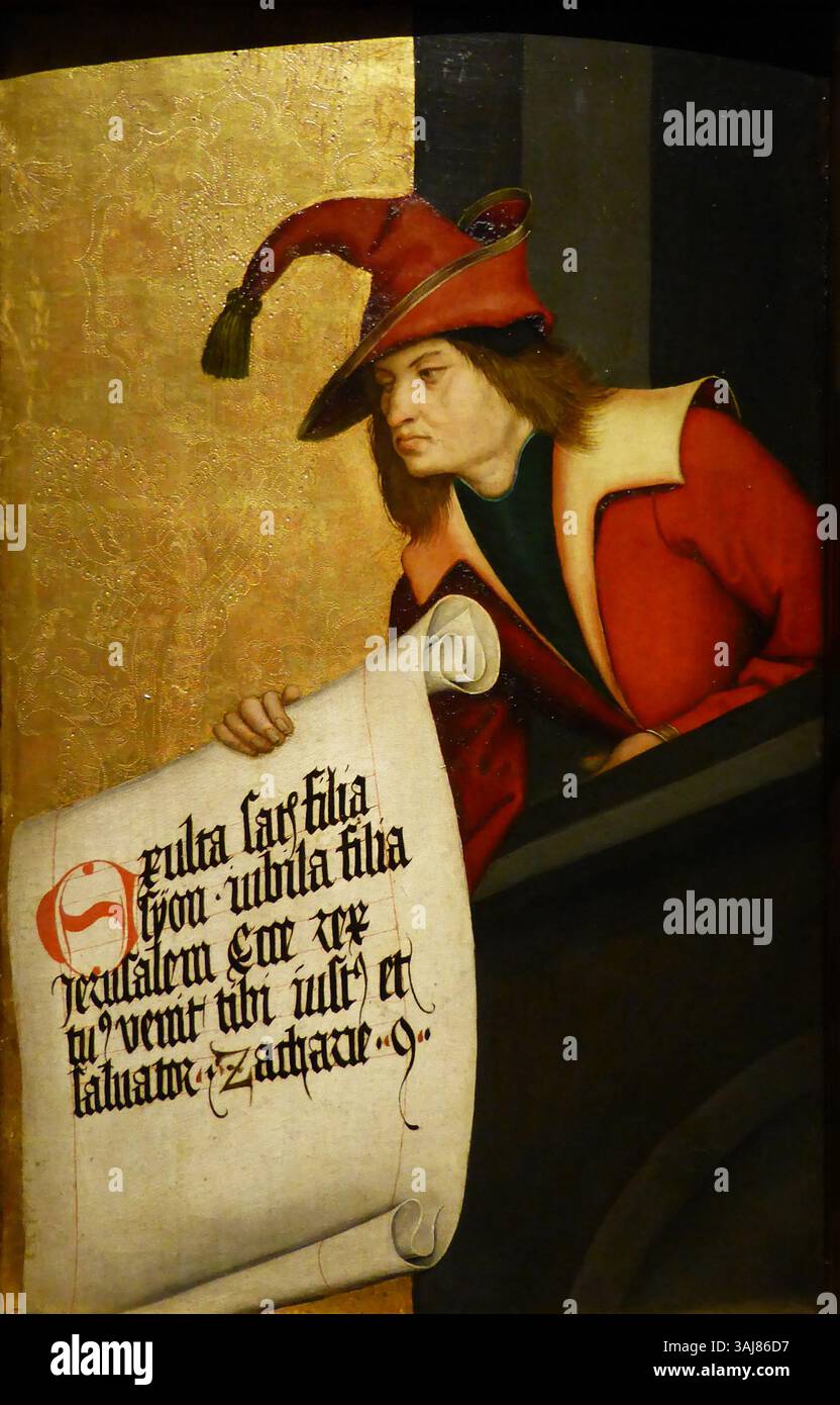 Bernhard Strigel’s circa 1500 painting 'Prophet Zacharias', part of the ...