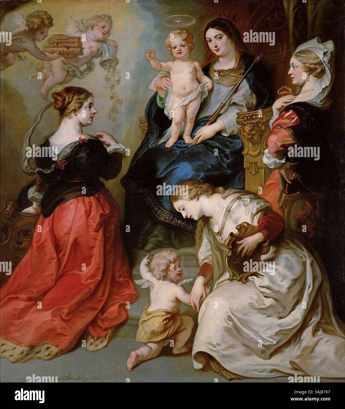 Theodor van Thulden’s 1654 painting depicts the provinces of Brabant ...
