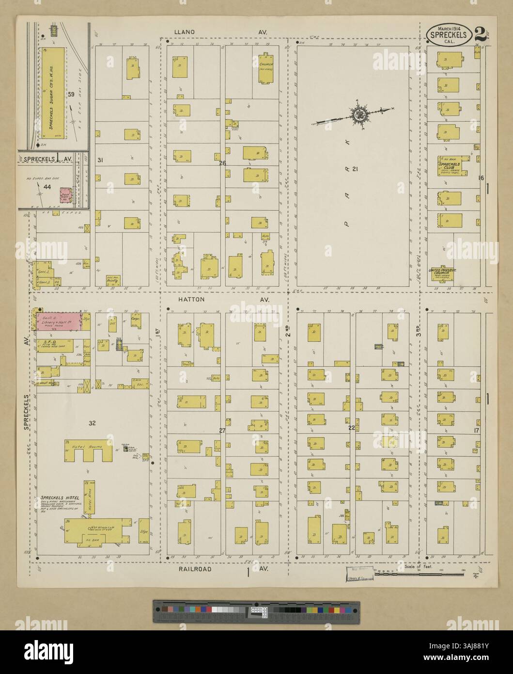 Sanborn Fire Insurance Map of Spreckels, Monterey County, California ...