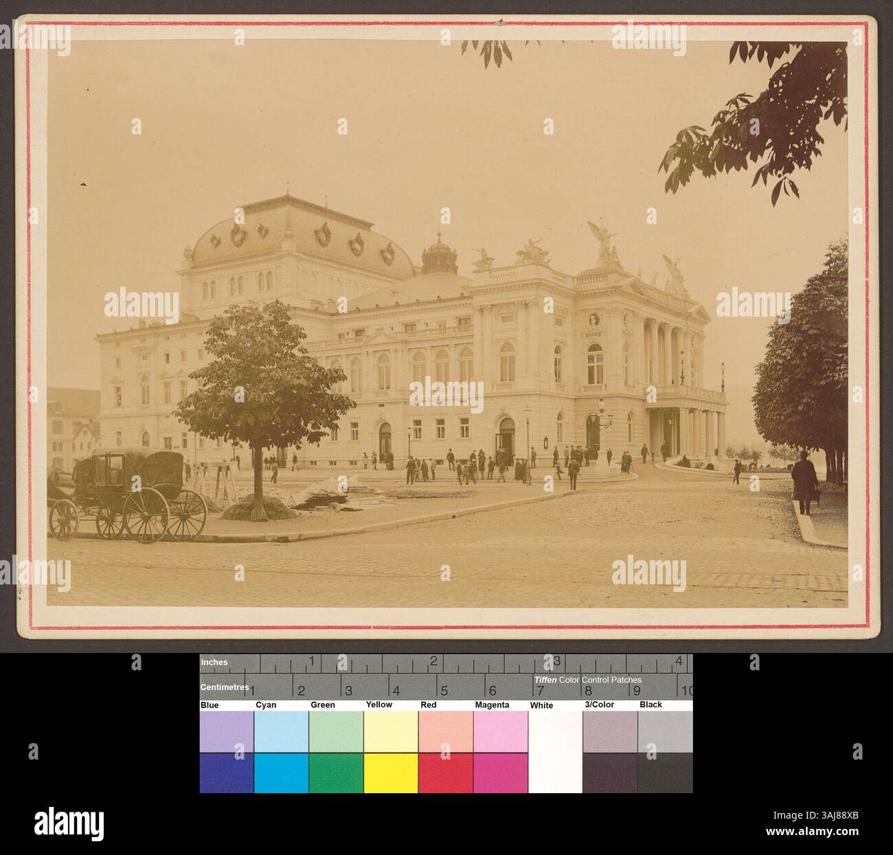 Photograph of the Stadttheater (city theater) from the northeast, taken ...