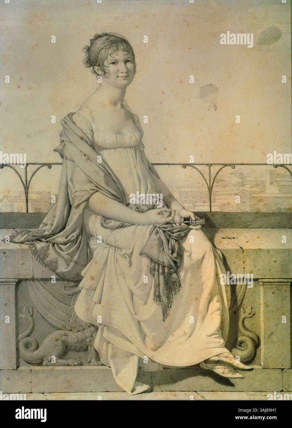 This drawing by Jean-Auguste-Dominique Ingres, created between 1797 and ...