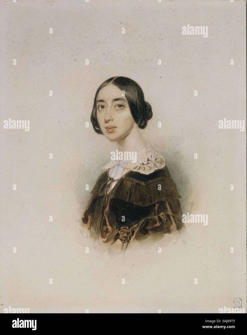 A portrait of Michelle Pauline Viardot-García, the renowned singer and ...