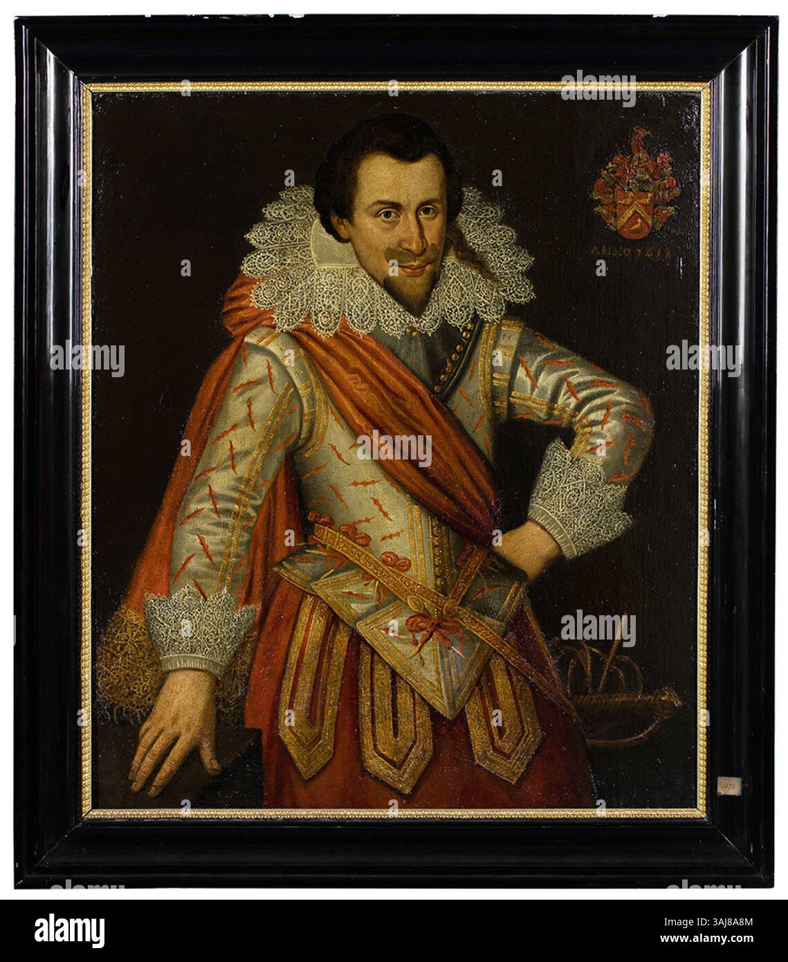 This portrait of Allert van Isselmuden van Stedum, painted in 1618, is ...