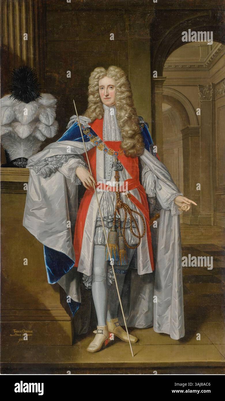 Portrait of Thomas Osborne, First Duke of Leeds, created by Thomas ...
