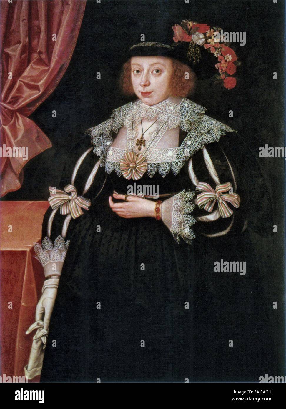 This 1629 portrait by Marcus Gheeraerts the Younger depicts Anne Hale ...