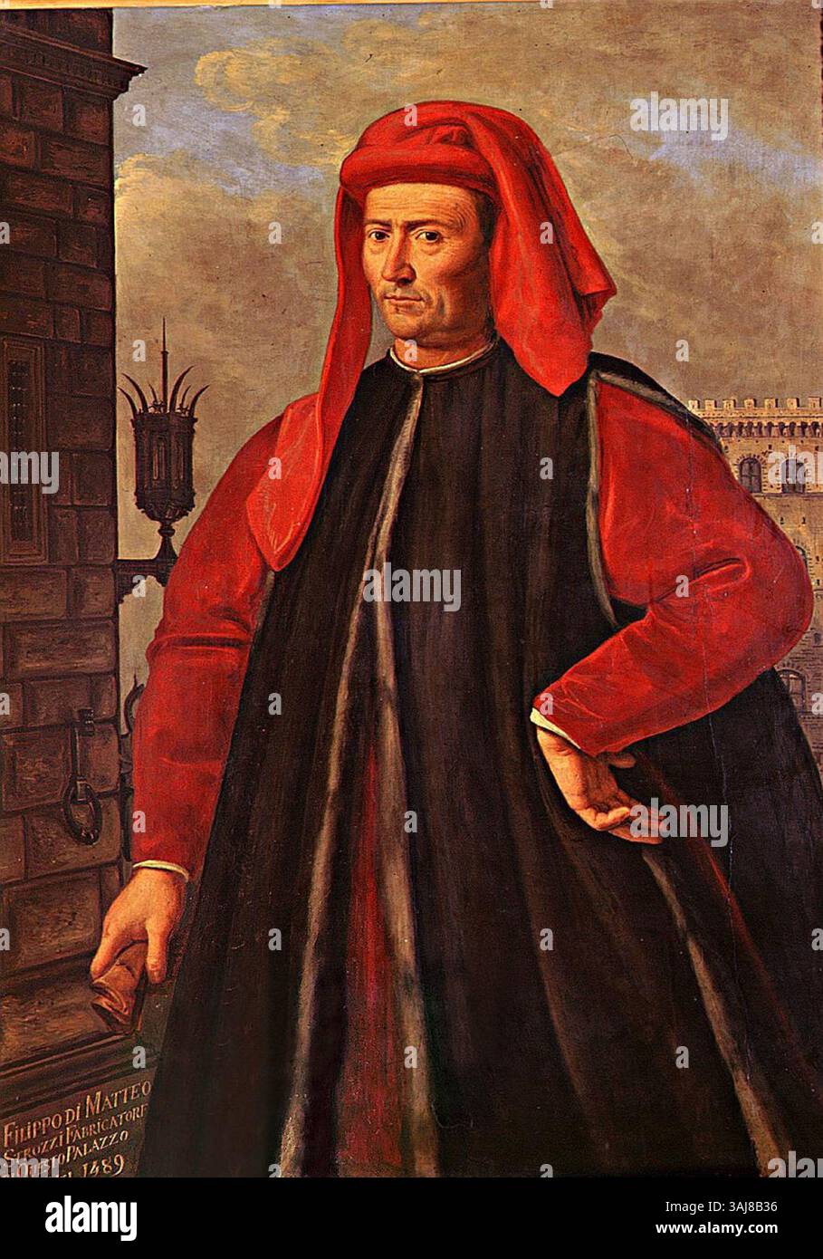 This portrait of Filippo Strozzi the Elder, painted between 1590 and ...