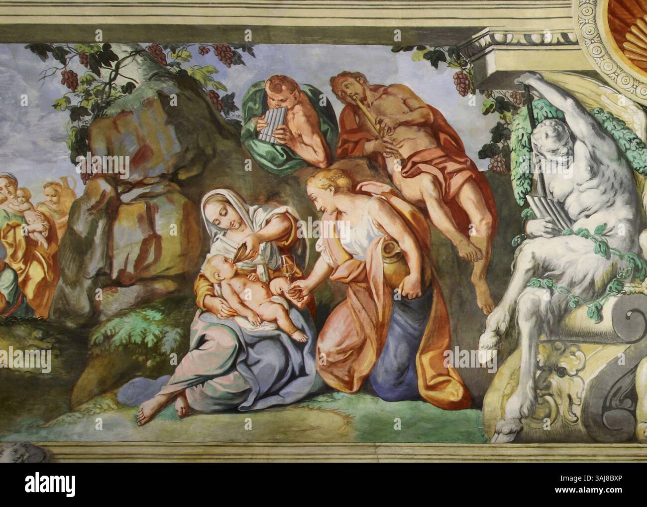 Pan, painted by Karel Remb in 1703, depicts the Greek god of the wild ...