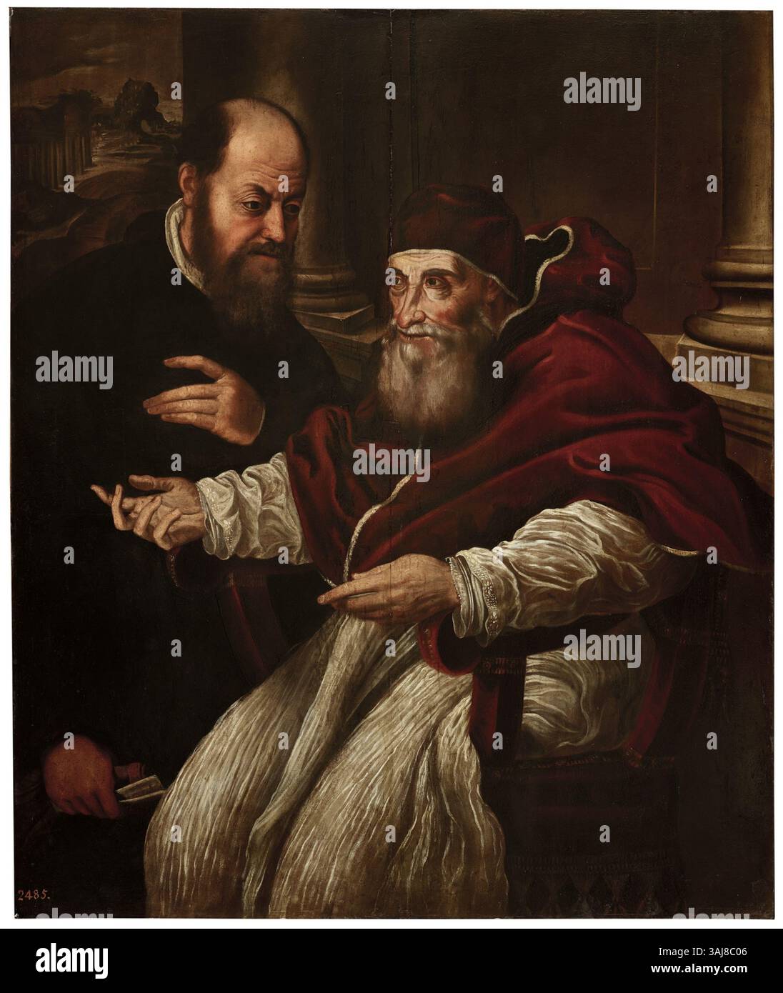Paul III with a prelate is a portrait of Pope Paul III, one of the most ...