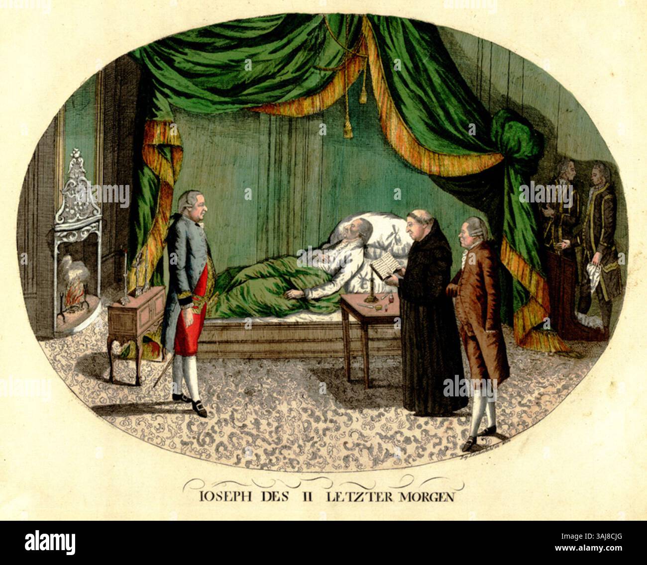 This 1790 print by Johann Hieronymus Löschenkohl depicts the last ...