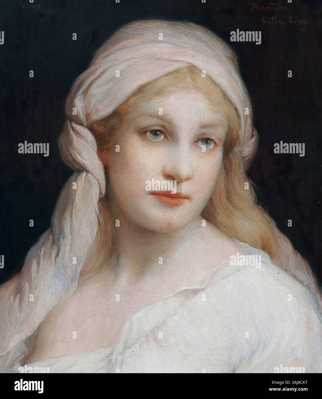 'The Ghost of Katie King' by Gabriel von Max, painted in the late 19th ...