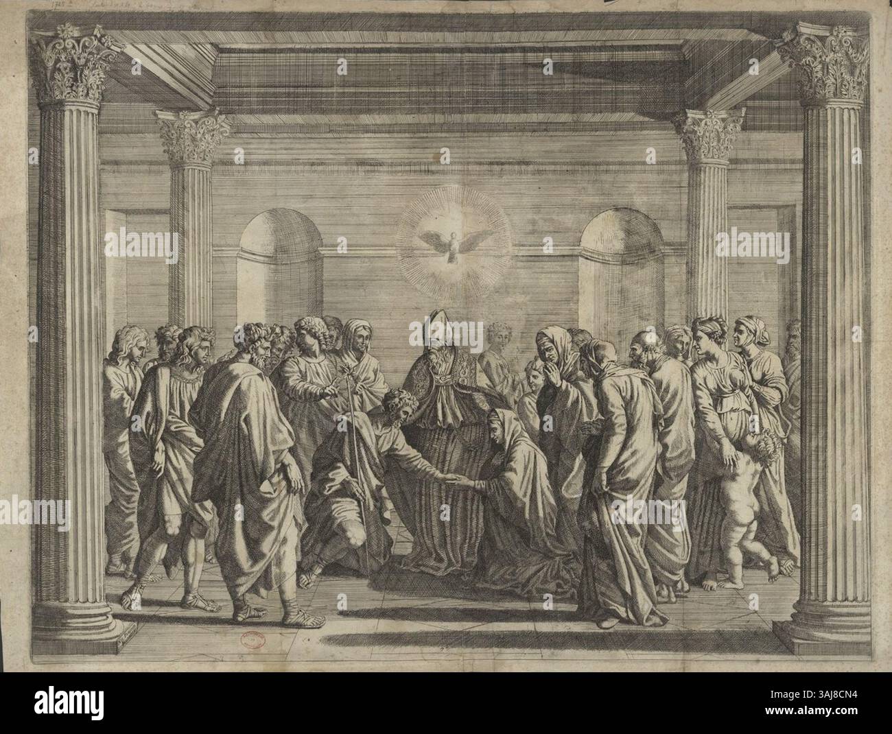 ‘Sacrementum matrimonii’ or ‘The Marriage’ by Jean Dughet, after ...