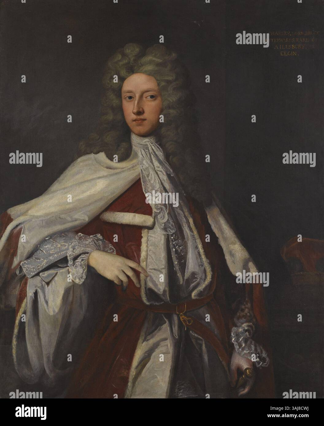 This 18th-century portrait attributed to Godfrey Kneller depicts ...