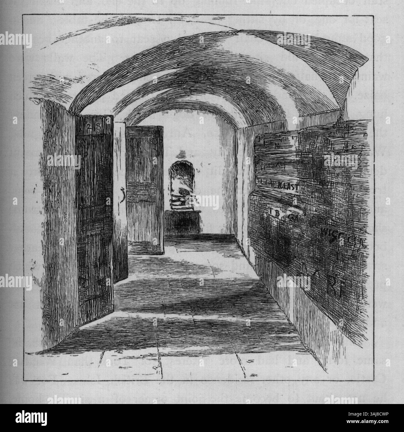 An illustration from 'Tom Brown's School Days' (1869) depicting a ...