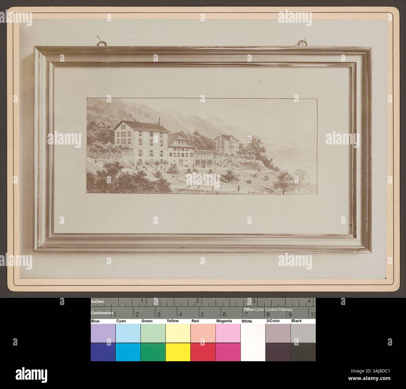 This 1893 photograph by Robert Breitinger is a reproduction of a ...