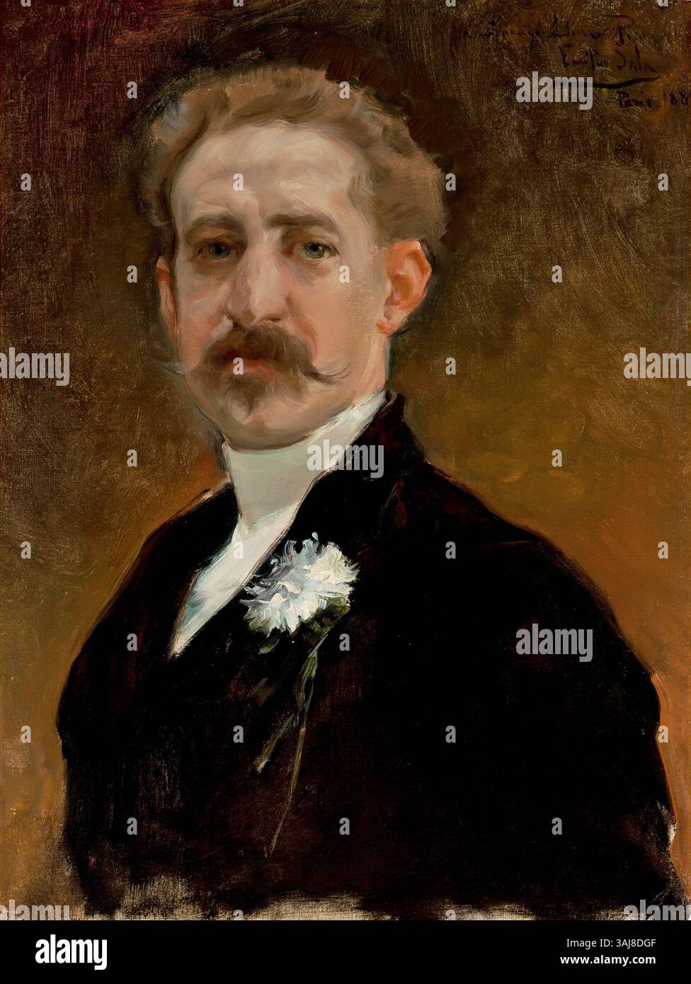 Jacinto Octavio Picón, a Spanish painter, created this oil painting in ...