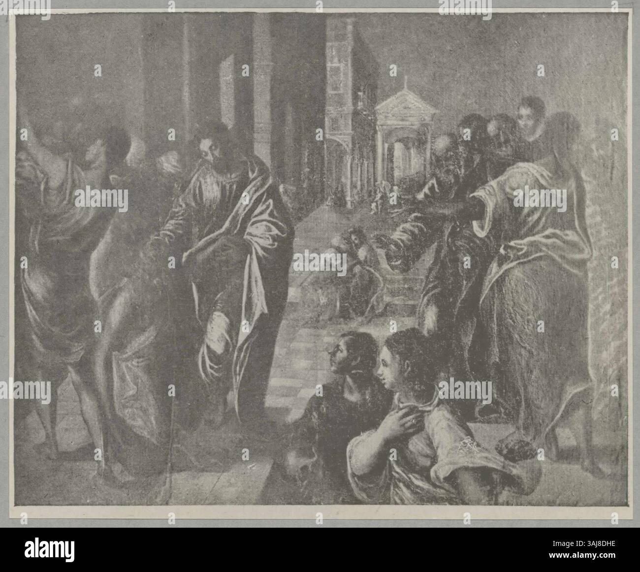 El Greco’s painting 'Christ Healing the Blind,' circa 1585, portrays a ...