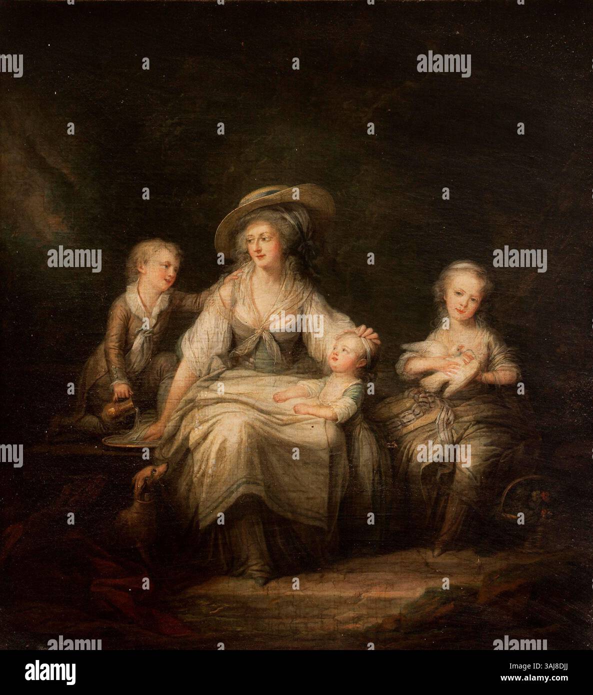 A portrait by Charles Leclercq from 1785, depicting Charles-Joseph d ...