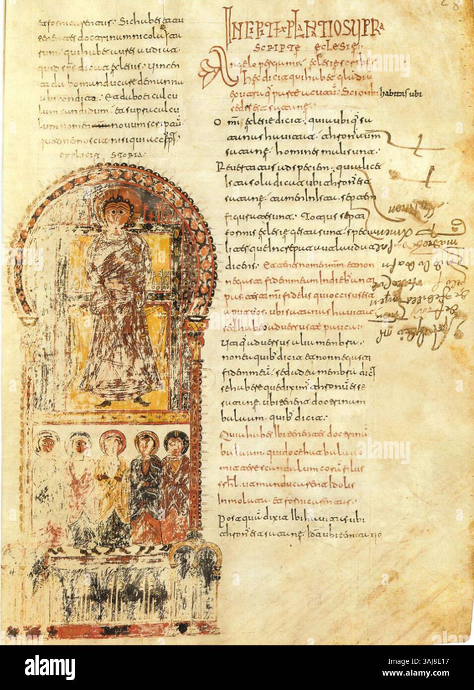 This 10th-century illumination from the Beatus Emilianense manuscript ...