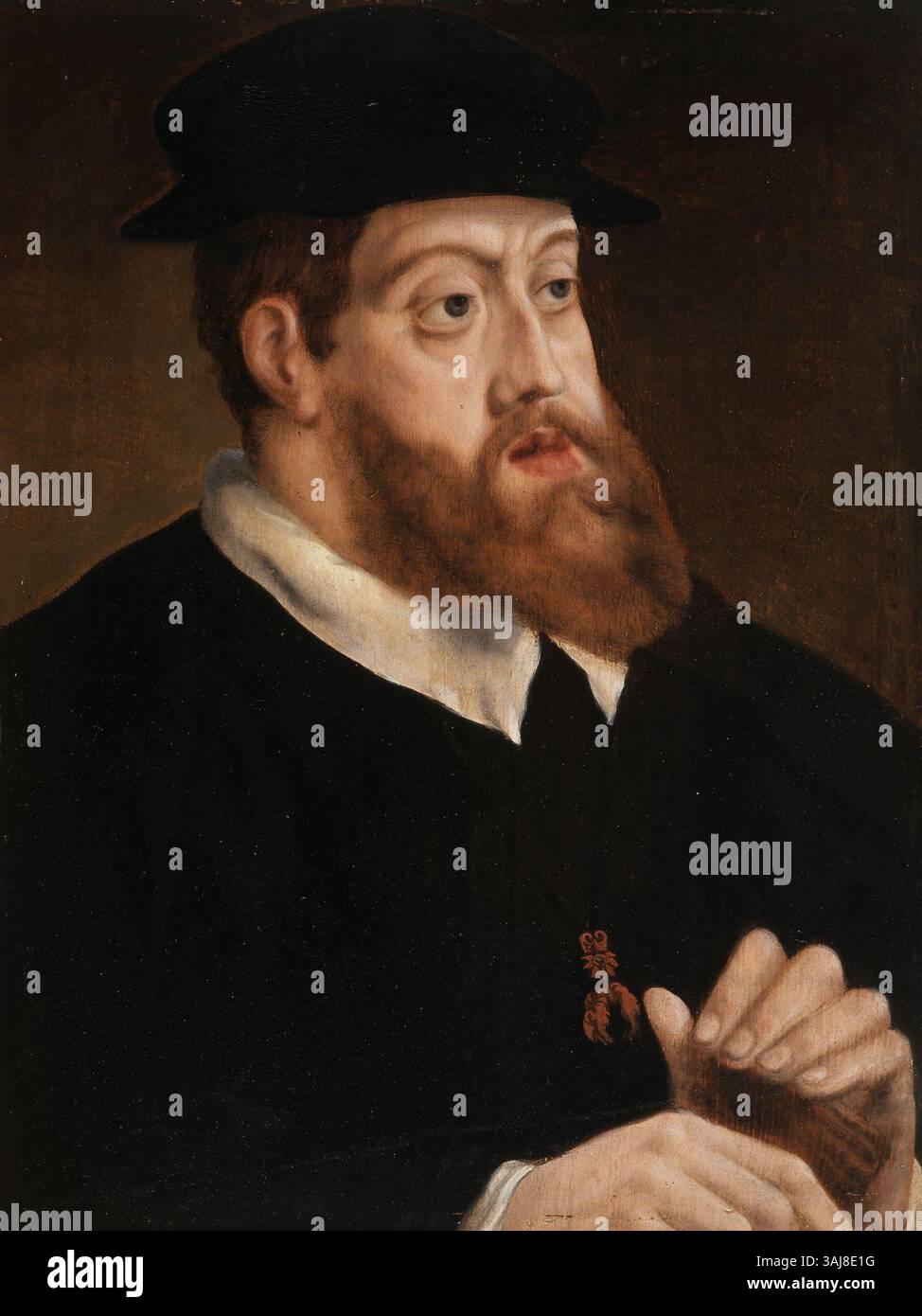 This anonymous 16th-century portrait of Charles V, the Holy Roman ...