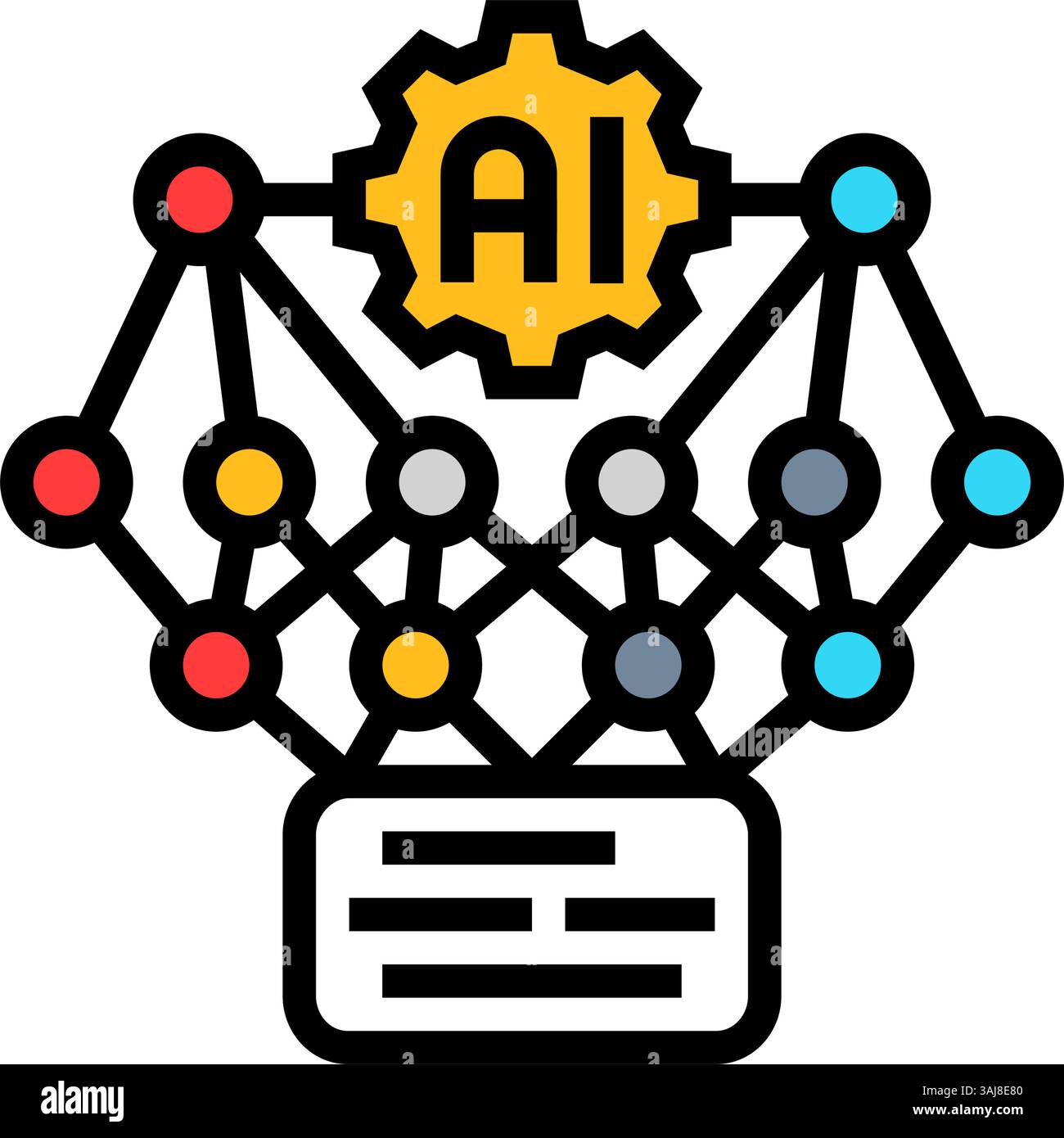 explainability ethical ai color icon vector illustration Stock Vector ...