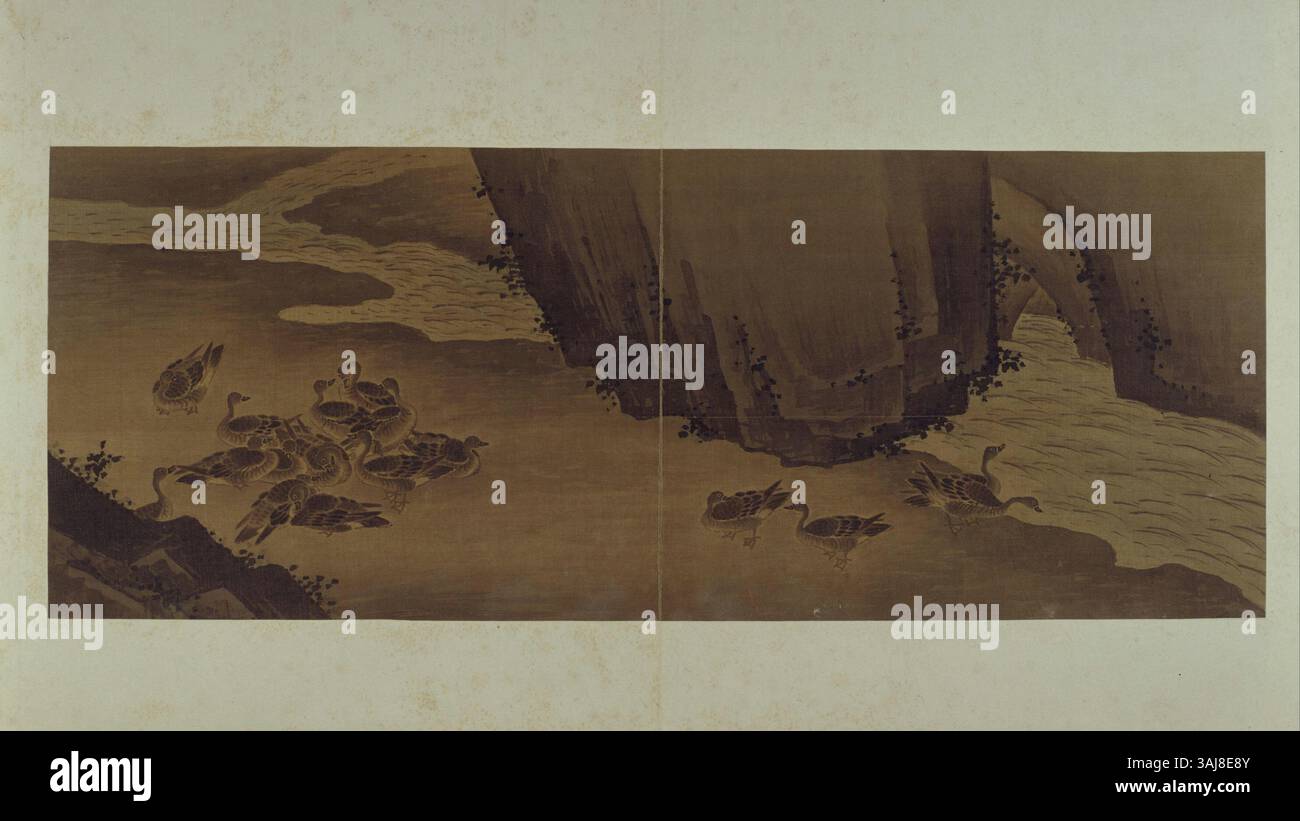 This series of ink and color paintings by Qiu Hong, displayed in The ...