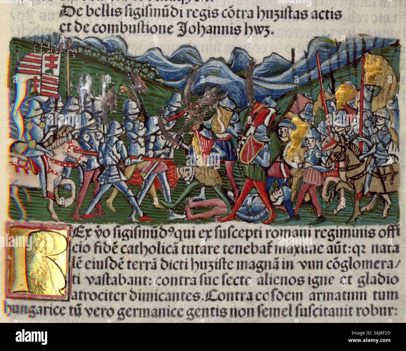 This section of the 'Chronica Hungarorum' by Johannes Thuróczy (1488 ...