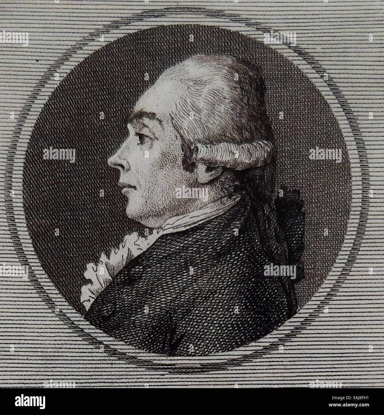 This 18th-century engraving by Antoine Dufau depicts the French ...