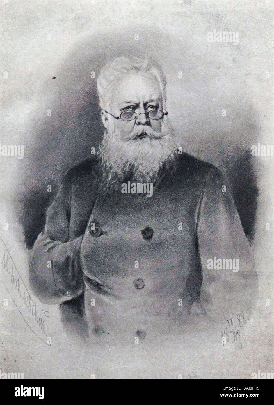 This 1888 self-portrait by Pyotr Boklevskiy captures the Russian artist ...