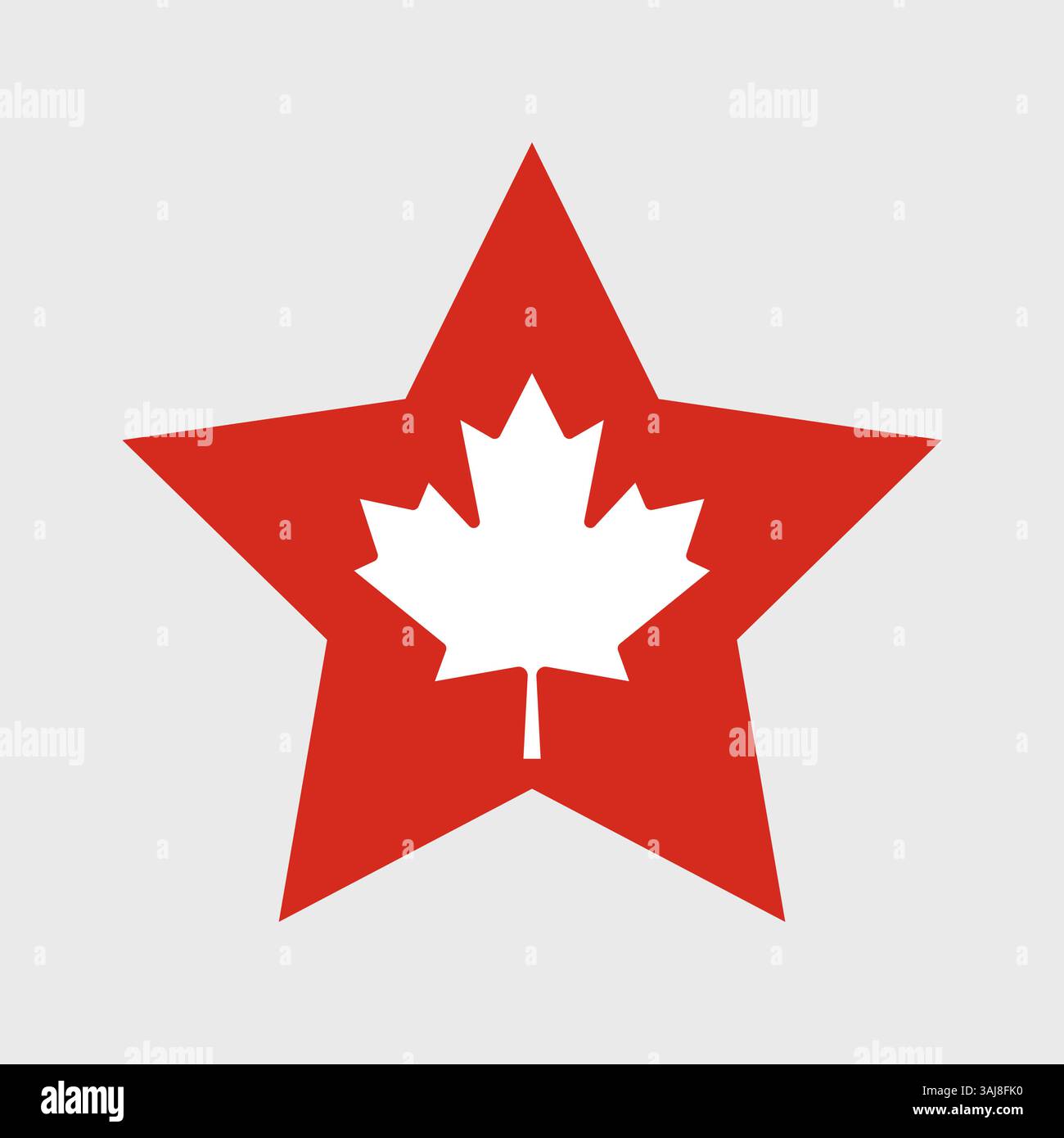 Canada Flag icon. Official vector Canadian flag isolated on white ...
