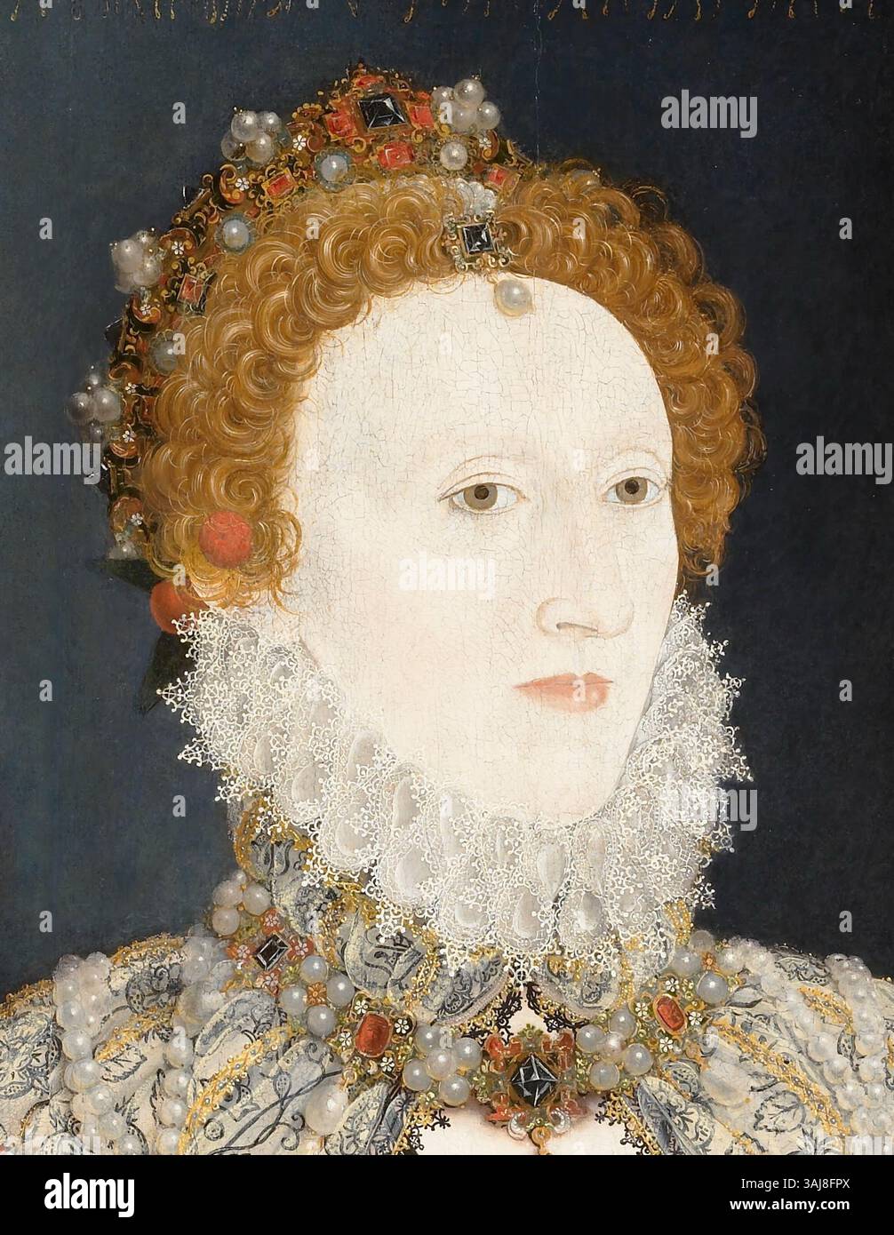 The 'Pelican Portrait' of Queen Elizabeth I, attributed to Nicholas ...
