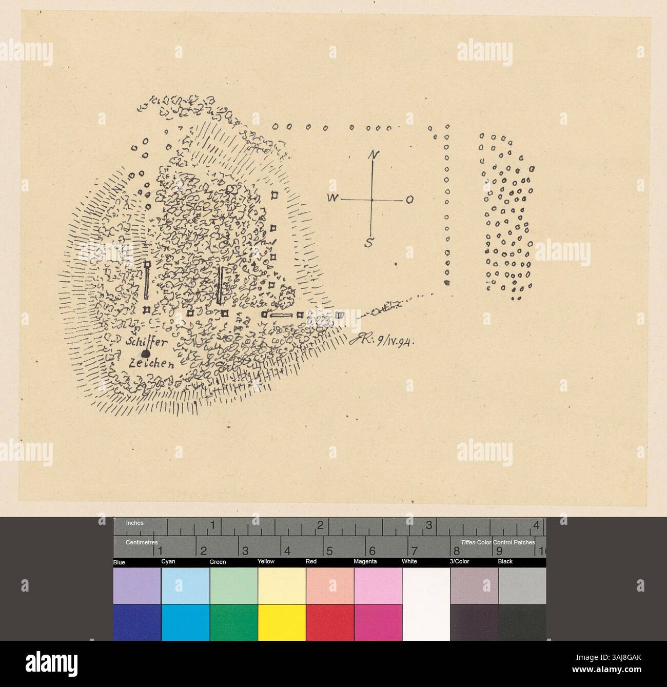 This 1894 illustration by Johann Rudolf Rahn shows the floor plan and ...