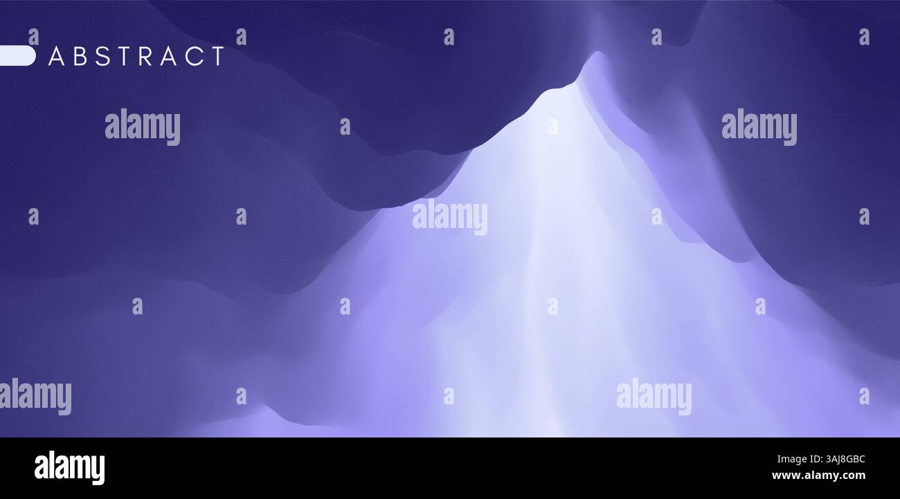 Sky with clouds. Sun rays bursting through the clouds. 3d vector ...