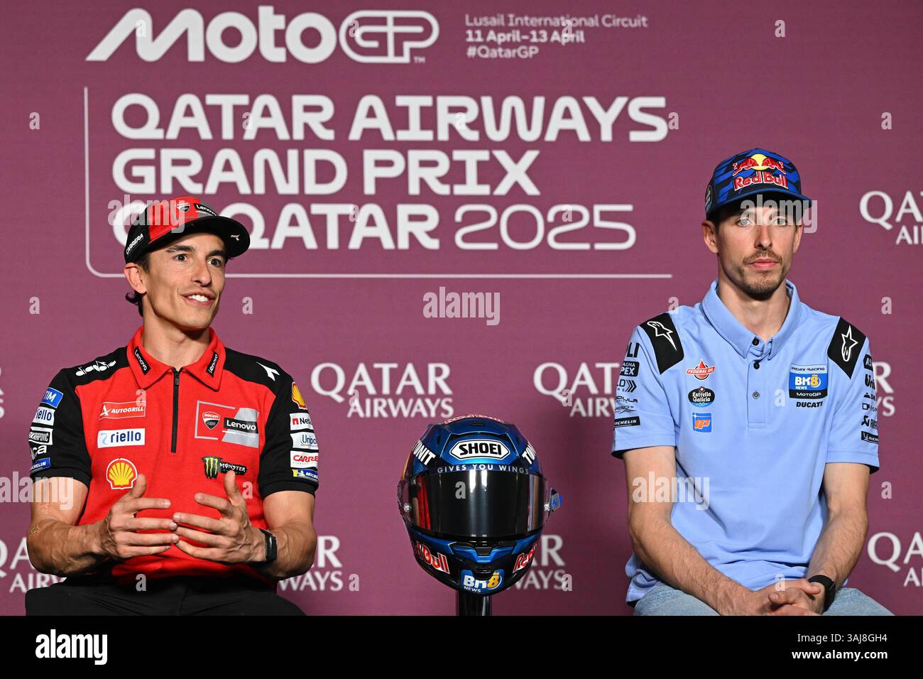 Press conference and events before MotoGP Grand Prix of Qatar at Losail ...