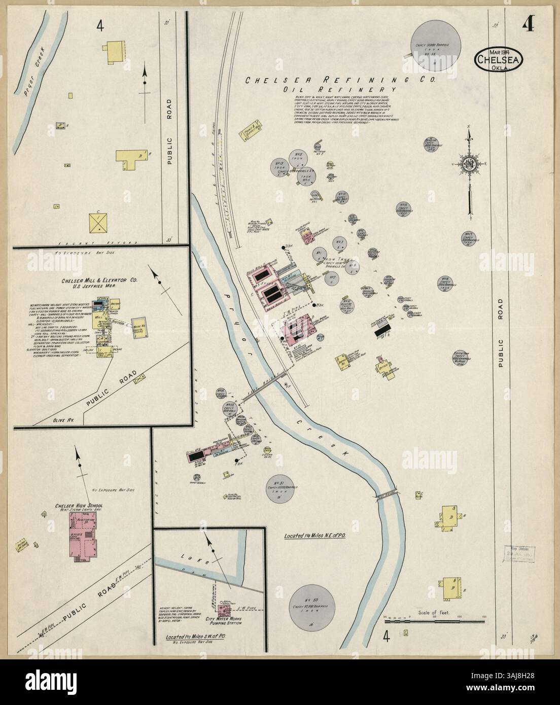 This Sanborn Fire Insurance Map from March 1914 depicts Chelsea, Rogers ...