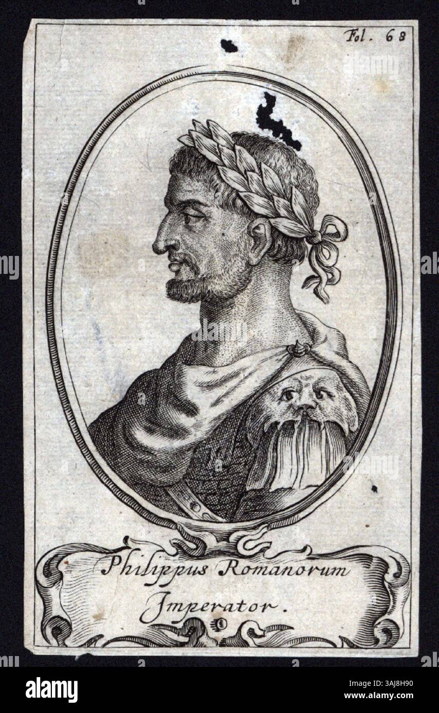 A depiction of Philipp II of Macedonia, known for his military ...