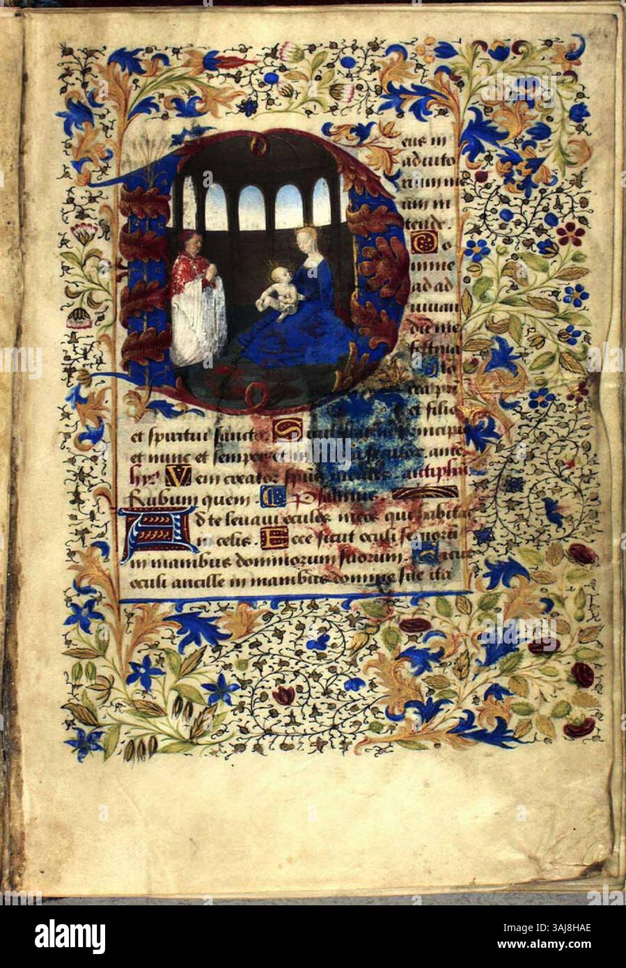 The Book of Hours, an illuminated manuscript attributed to Jean Fouquet ...