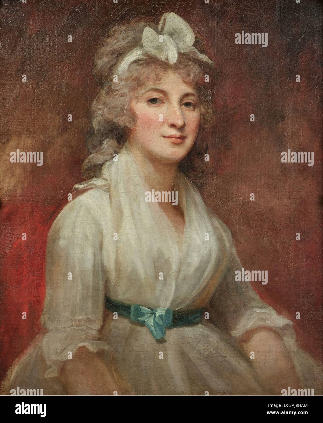 This portrait by George Romney (1792-1795) depicts Miss Forbes in a ...