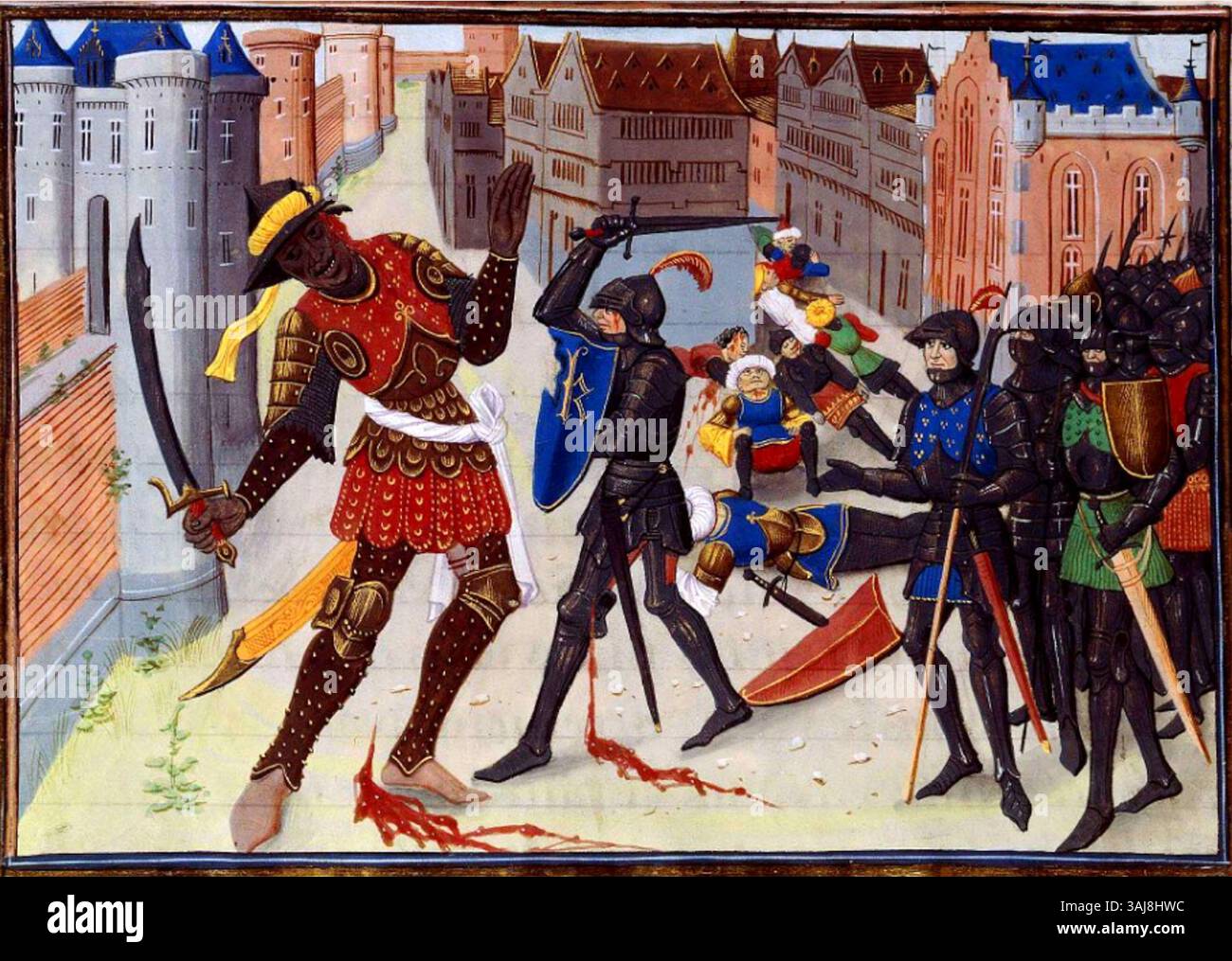 This manuscript illustration, created between 1462 and 1470 by David ...