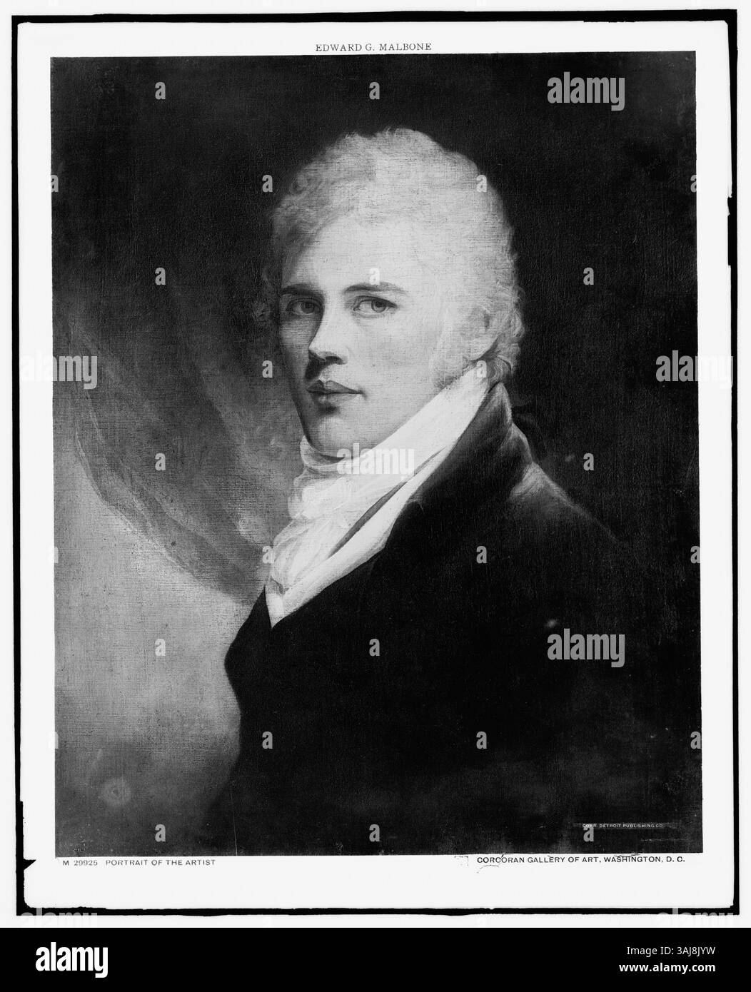 This self-portrait by Edward Greene Malbone, created around 1800 ...