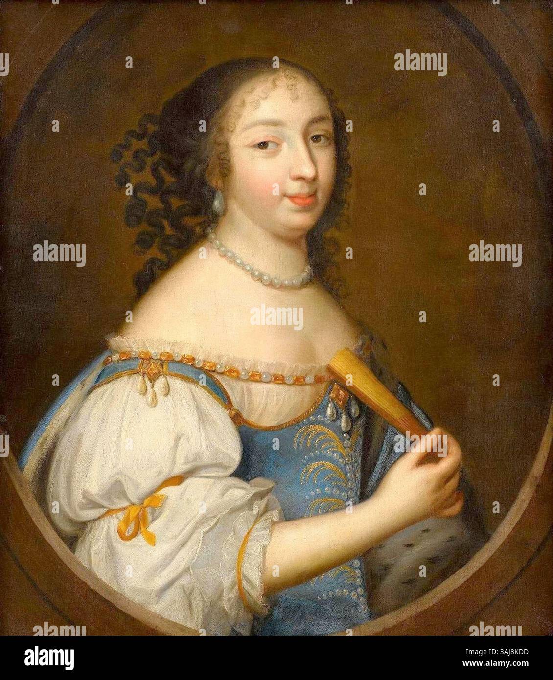 This 17th-century portrait from the School of Pierre Mignard depicts ...