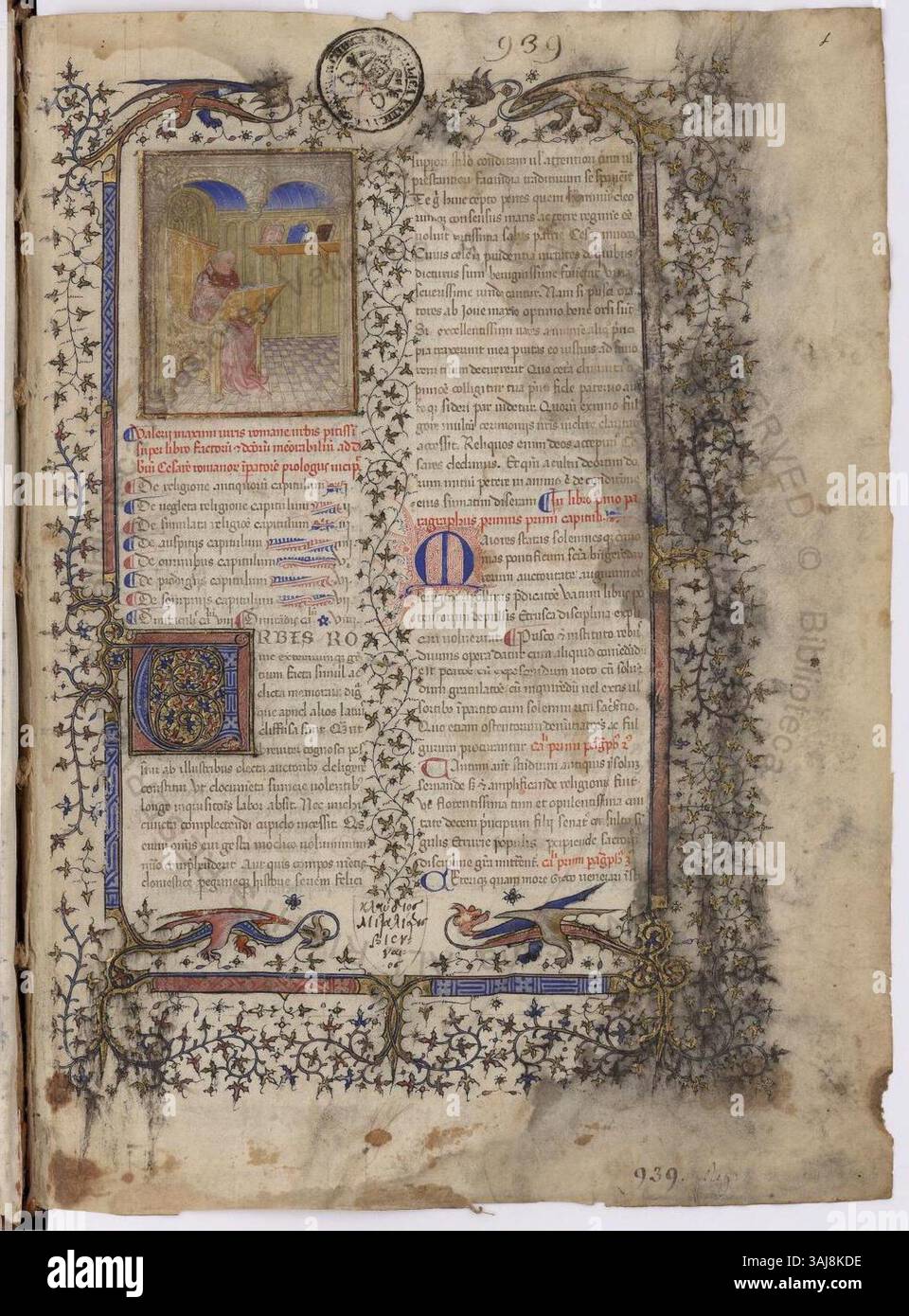 This manuscript illumination, attributed to the Limbourg brothers ...