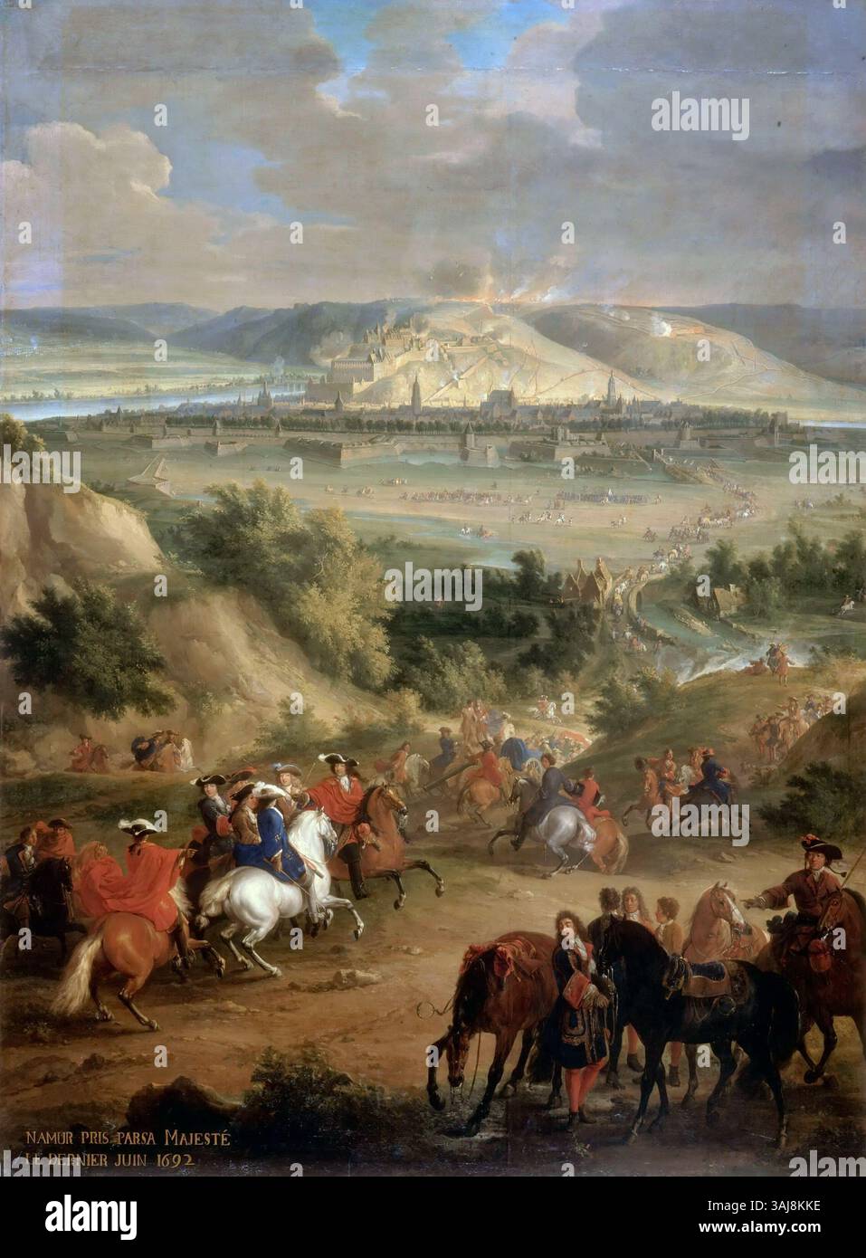 Jean-Baptiste Martin the elder’s 1693 painting depicts the Siege of ...