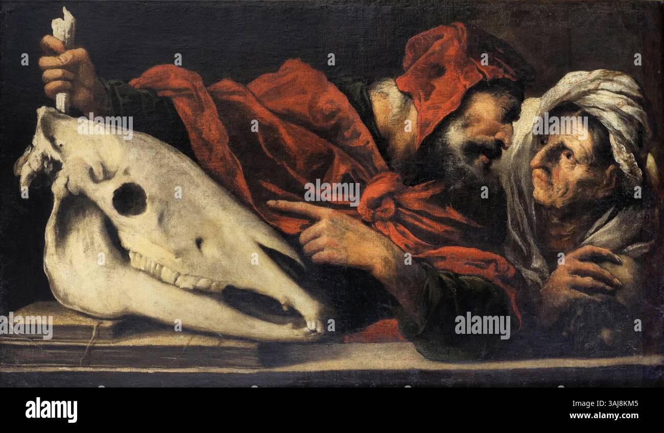 'Creation of a Homunculus' by Pietro Della Vecchia, oil on canvas ...