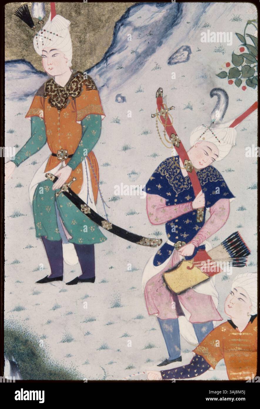 This detailed folio from the Shahnama of Shah Tahmasp, circa 1525 ...