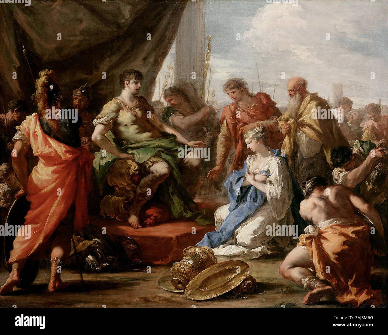 Gian Antonio Pellegrini's painting, circa 1719, illustrates the theme ...